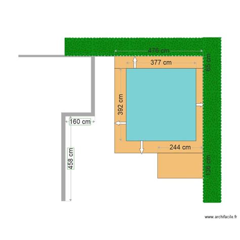 plan de masse DP2 piscine Plan dessiné par PHILOU66