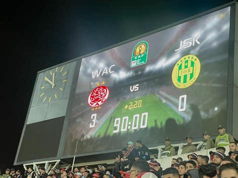 Ligue des Champions le WAC écrase la JSK 3 0 et s offre la première