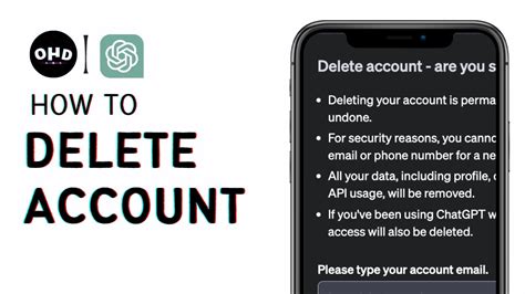How To Delete Chatgpt Account Step By Step Guide Youtube