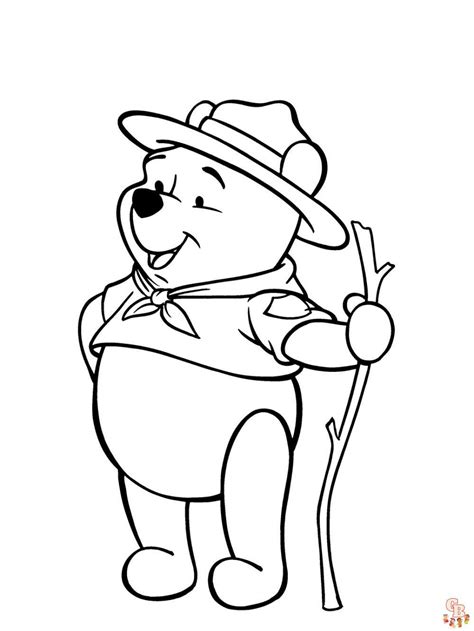 Coloriage Winnie L Ourson Des Heures De Plaisir Pour Les Enfants