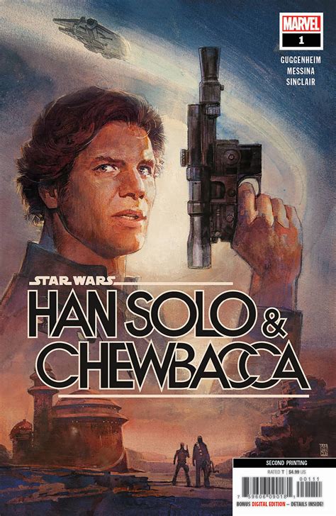 Star Wars Han Solo And Chewbacca 1 Cover E 2nd Ptg Alex Maleev Variant Cover