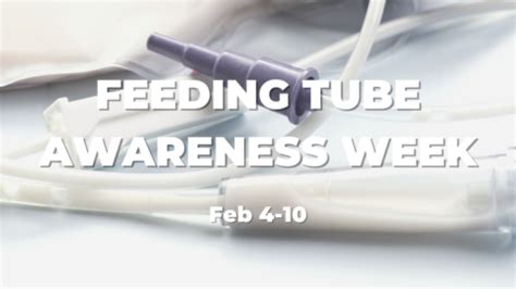 Understanding Tube Feeding During Tube Feeding Awareness Week Home