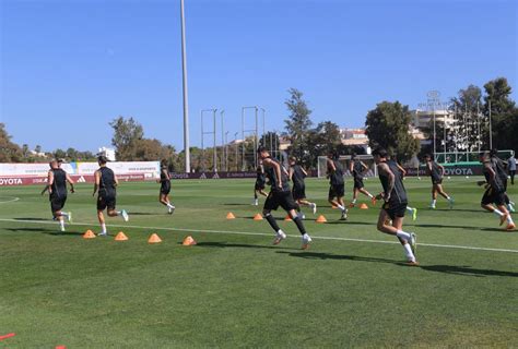 Roma La Squadra Torna Ad Allenarsi Dopo Lamichevole Con Il Braga