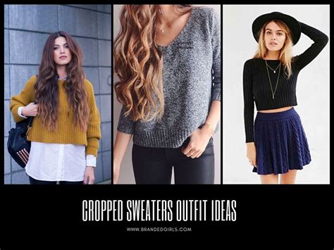 Cropped Sweaters Outfits 15 Ways To Wear Cropped Sweaters Cropped