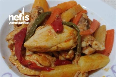 Tencerede Patatesli Tavuk Yemeği Nefis Yemek Tarifleri