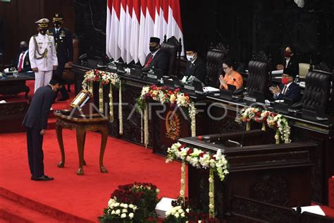 Pidato Pengantar Ruu Apbn I Dan Nota Keuangan Antara Foto