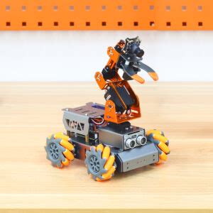 Hiwonder MasterPi Vision Robot Arm With Mecanum Wheels Car Powered By