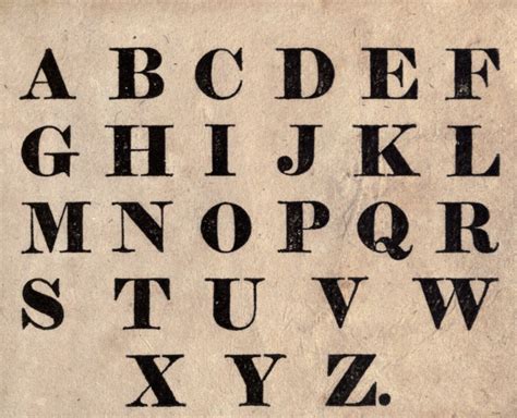 Free Printable Vintage Alphabet Letters Printable Word Searches