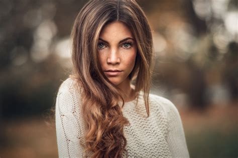 Sophie Depth Of Field Women Brunette Model Sophie Breidenstein