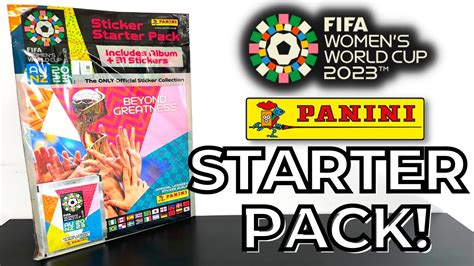 NEW WOMEN S WORLD CUP STICKER STARTER PACK PANINI FIFA WOMEN S WORLD