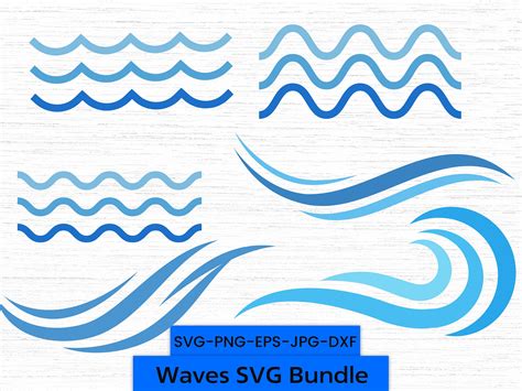 Dynamic Waves SVG Bundle Wave Svg Bundle Wave Png Bundle Digital Cut