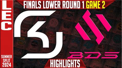 SK Vs BDS Highlights Game 2 LEC Season Finals 2024 Lower Round 1 SK
