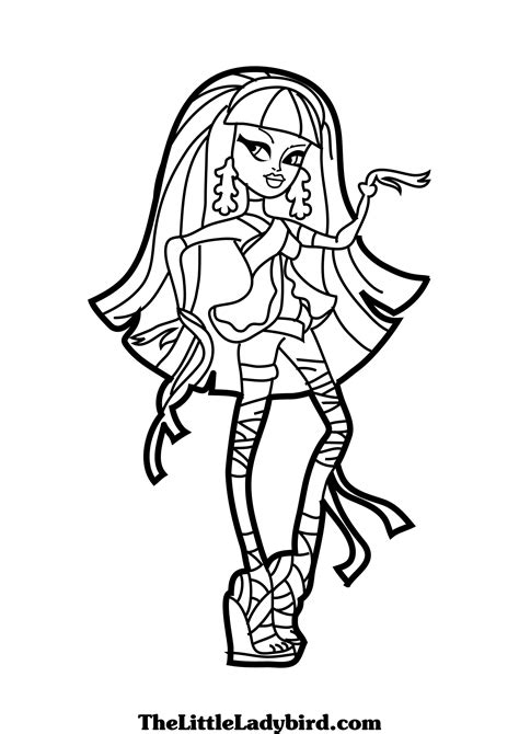 154 dessins de coloriage monster high à imprimer sur LaGuerche