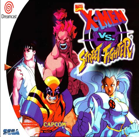 X Men Vs Street Fighter Sega Dreamcast Video Game Free Etsy
