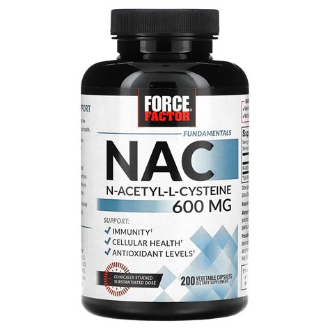 Force Factor Fundamentals NAC N Acetyl L Cysteine NAC N Acetyl L