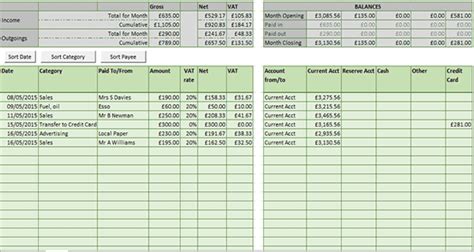 Record Keeping Spreadsheet Templates Bookkeeping Spreadsheets