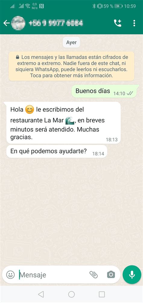 Ejemplo De Mensaje De Bienvenida Whatsapp Business Mobile Legends