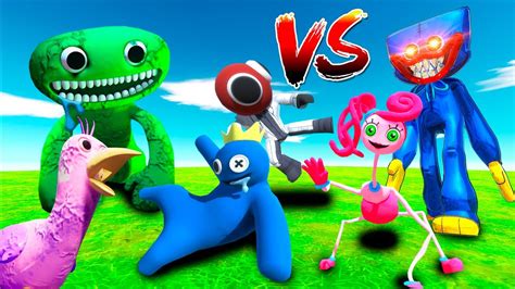 GARTEN OF BANBAN Vs RAINBOW FRIENDS Vs POPPY PLAYTIME Simulador De