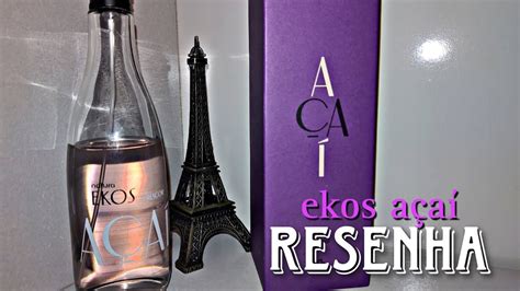 Minhas impressões sobre a colônia Ekos Açaí da Natura Resenha YouTube