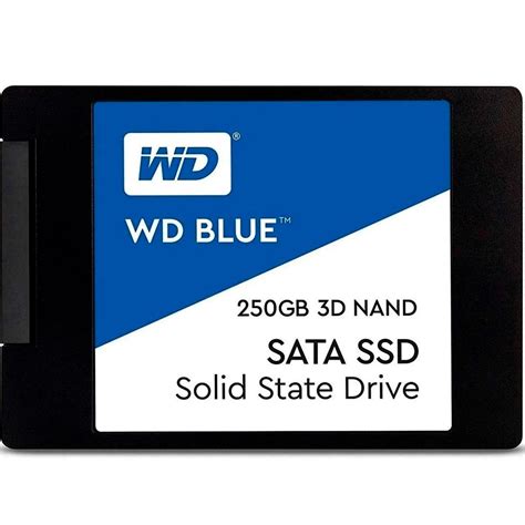 Western Digital 250GB WD Blue 3D NAND Internal PC SSD SATA III 6 Gb S