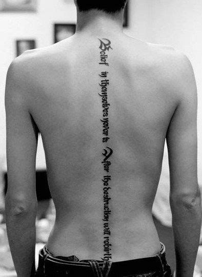 Spine Tattoos For Men Spine Tattoo For Men Spine Tattoos Tattoos