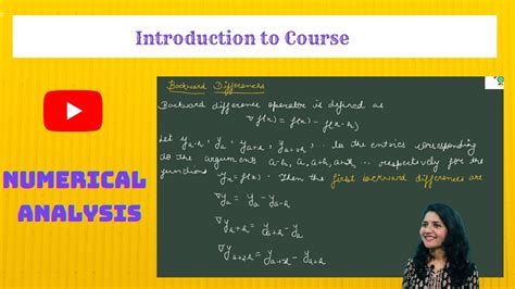 numerical analysis introduction to course youtube