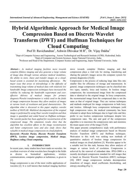 4 ijaems jun 2015 5 hybrid algorithmic approach for medical image compression based on discrete
