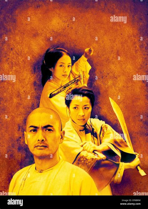 CHOW YUN FAT Michelle Yeoh Zhang Ziyi CROUCHING TIGER HIDDEN DRAGON