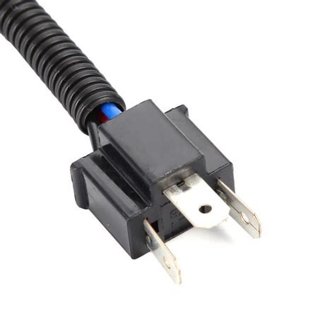 Omabeta connecteur de faisceau de câblage de phare 2 pièces 9007 mâle