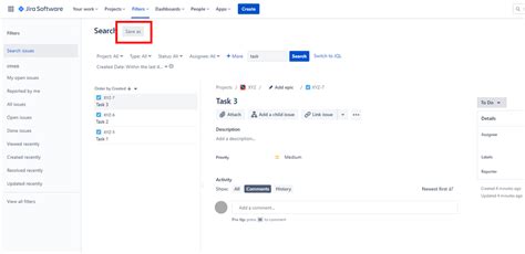 how to create a filter in jira easyretro