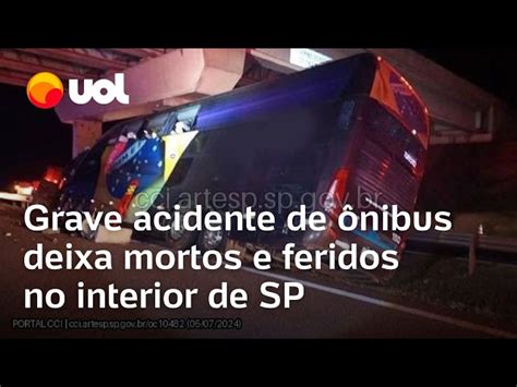 Acidente Nibus De Romeiros Que Ia Para Aparecida Deixa Mortos