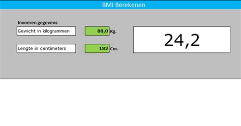 Ntroduire 65 Imagen Formule Bmi Excel Fr Thptnganamst Edu Vn