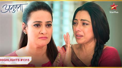 Devika Ne Diya Anupama Ko Sahaara Ep Latest Anupama Mon