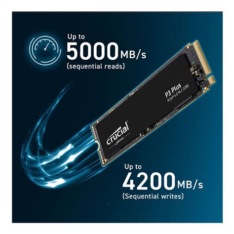Crucial P Plus Tb D Nand Flash Pcie Gen X Nvme M Internal Ssd