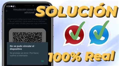 NO SE PUDO VINCULAR WHATSAPP SOLUCIÓN JUNIO 2024 YouTube