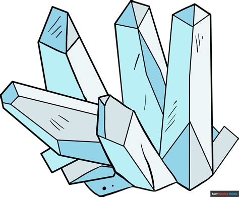 How To Draw Crystals Really Easy Drawing Tutorial