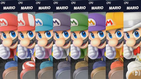 Super Smash Bros Ultimate 8 Marios YouTube