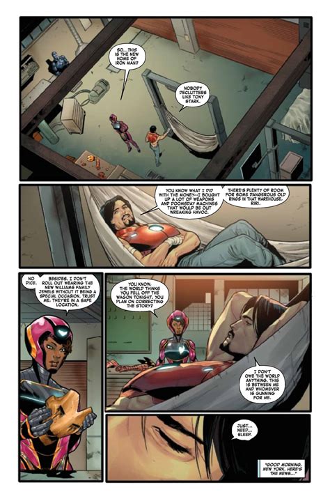 Marvel Comics Sneak Peak For January Its Riri To The Rescue