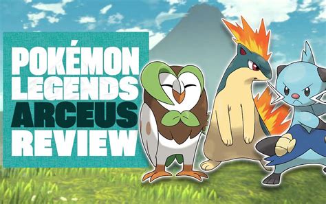 Pokémon Legends Arceus Review Switch