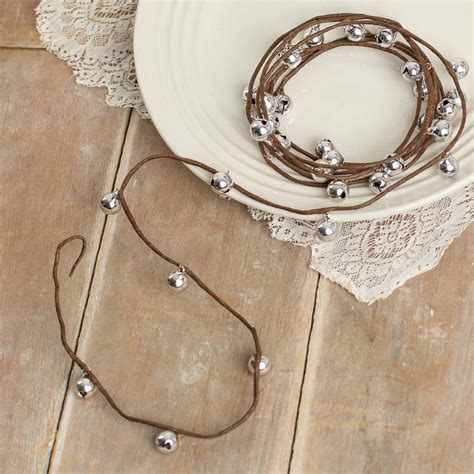 Silver Jingle Bell Garland Bells Basic Craft Supplies Craft