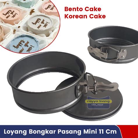 Jual Loyang Bulat Mini Bongkar Pasang Cm Anti Cetakan Korean Cake