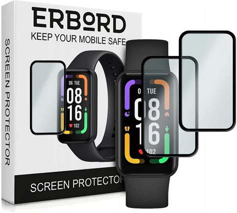 Erbord 2x Szkło Hybrydowe Do Xiaomi Redmi Smart Band Pro Opinie i