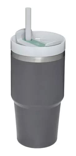 Vaso térmico Stanley The Quencher H2 0 Flowstate color charcoal 591mL