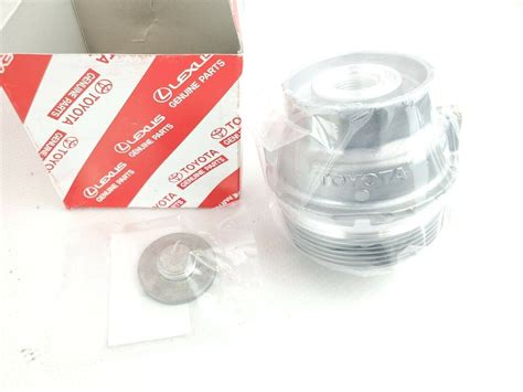 Genuine Toyota Oil Filter Housing Cap Assembly With Plug