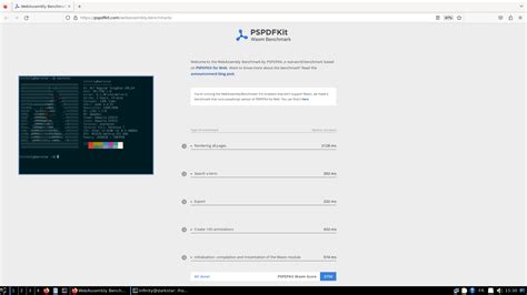post your pspdfkit webassembly benchmark speeds techpowerup forums