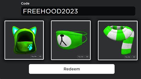 3 NEW Roblox PROMO CODES 2023 All FREE ROBUX Items In JANUARY EVENT