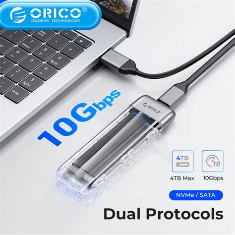 Orico M Ssd Case Nvme Sata Ssd Enclosure Zinc Alloy Tool Free Gbps