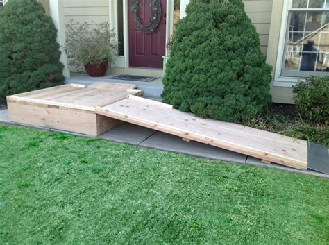 How To Build A Wheelchair Ramp Over Stairs