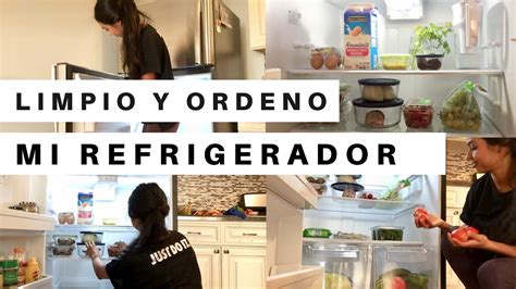 LIMPIO Y ORDENO MI REFRIGERADOR en 1 HR Motívate conmigo YouTube