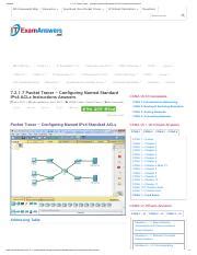 7 2 1 7 Packet Tracer Configuring Named Standard IPv4 ACLs